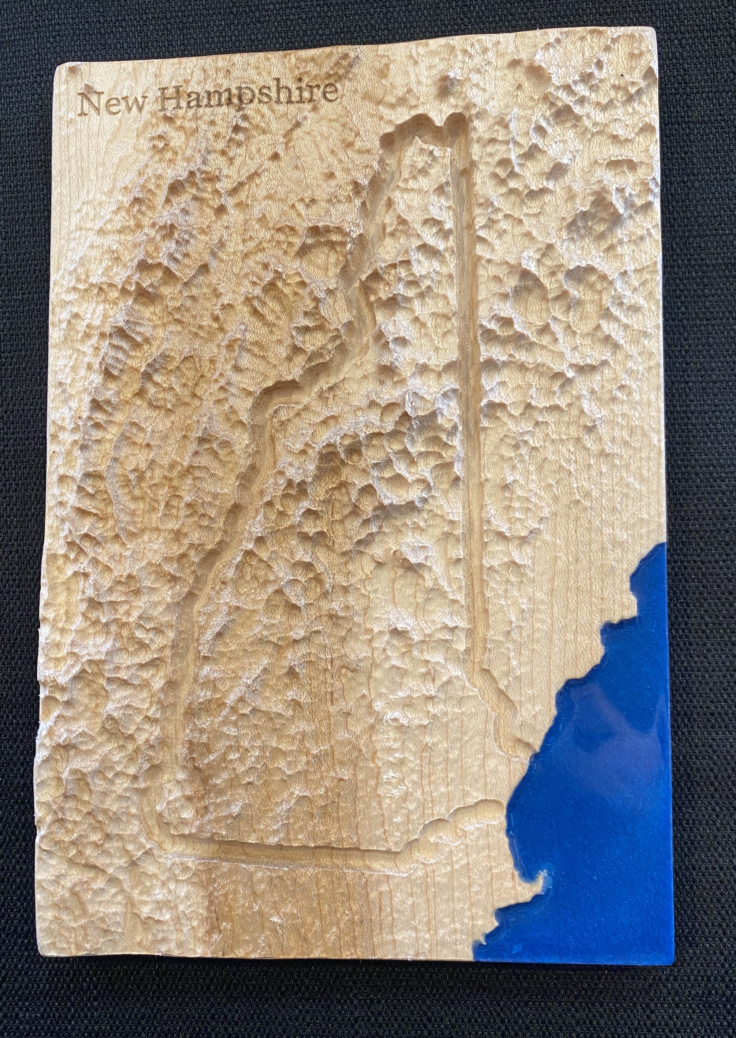 3D NH Wood / Resin Terrain Map 6x8 – HannahGrimesMarketplace