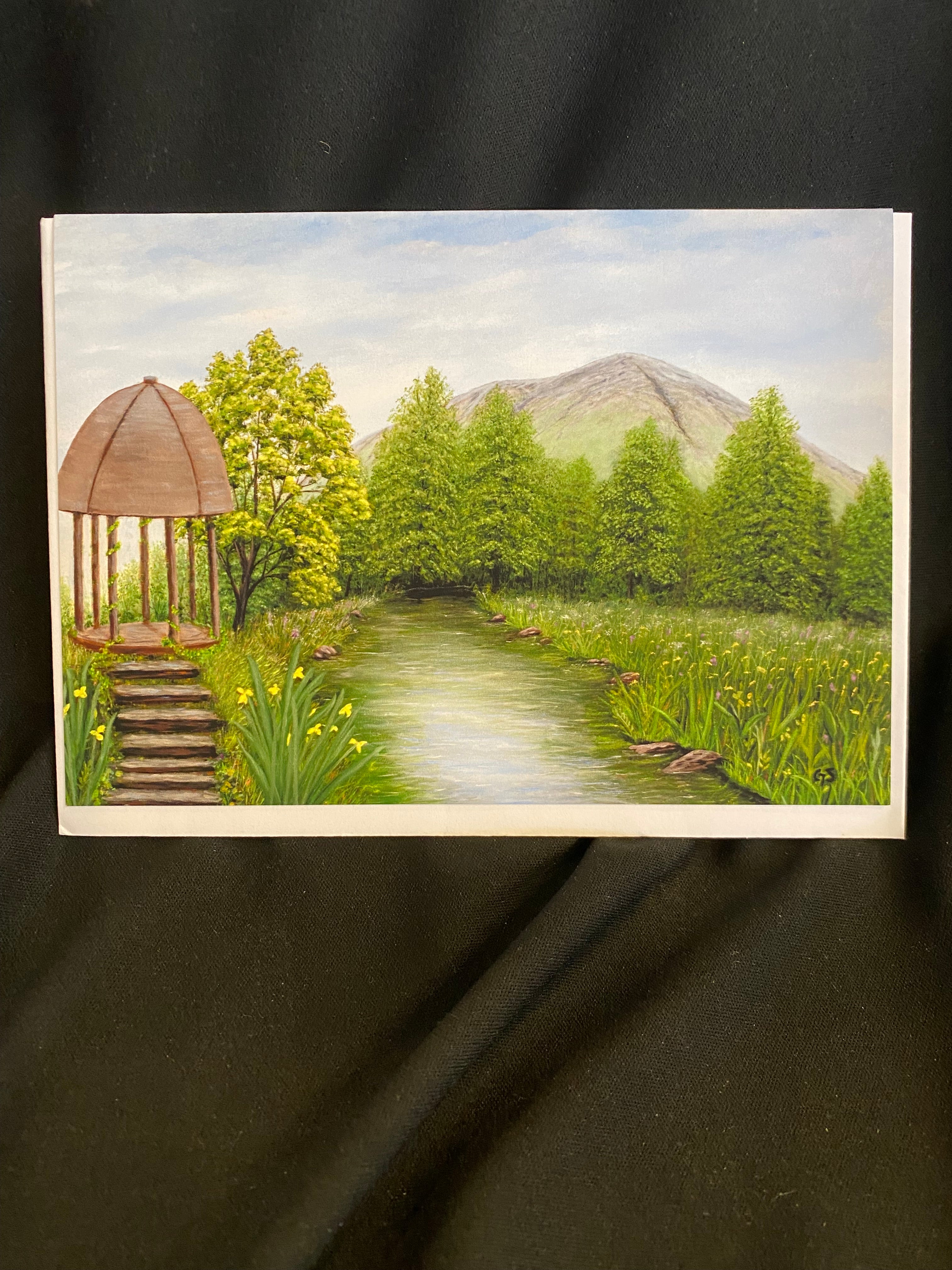 Card- Riverside Temple – HannahGrimesMarketplace