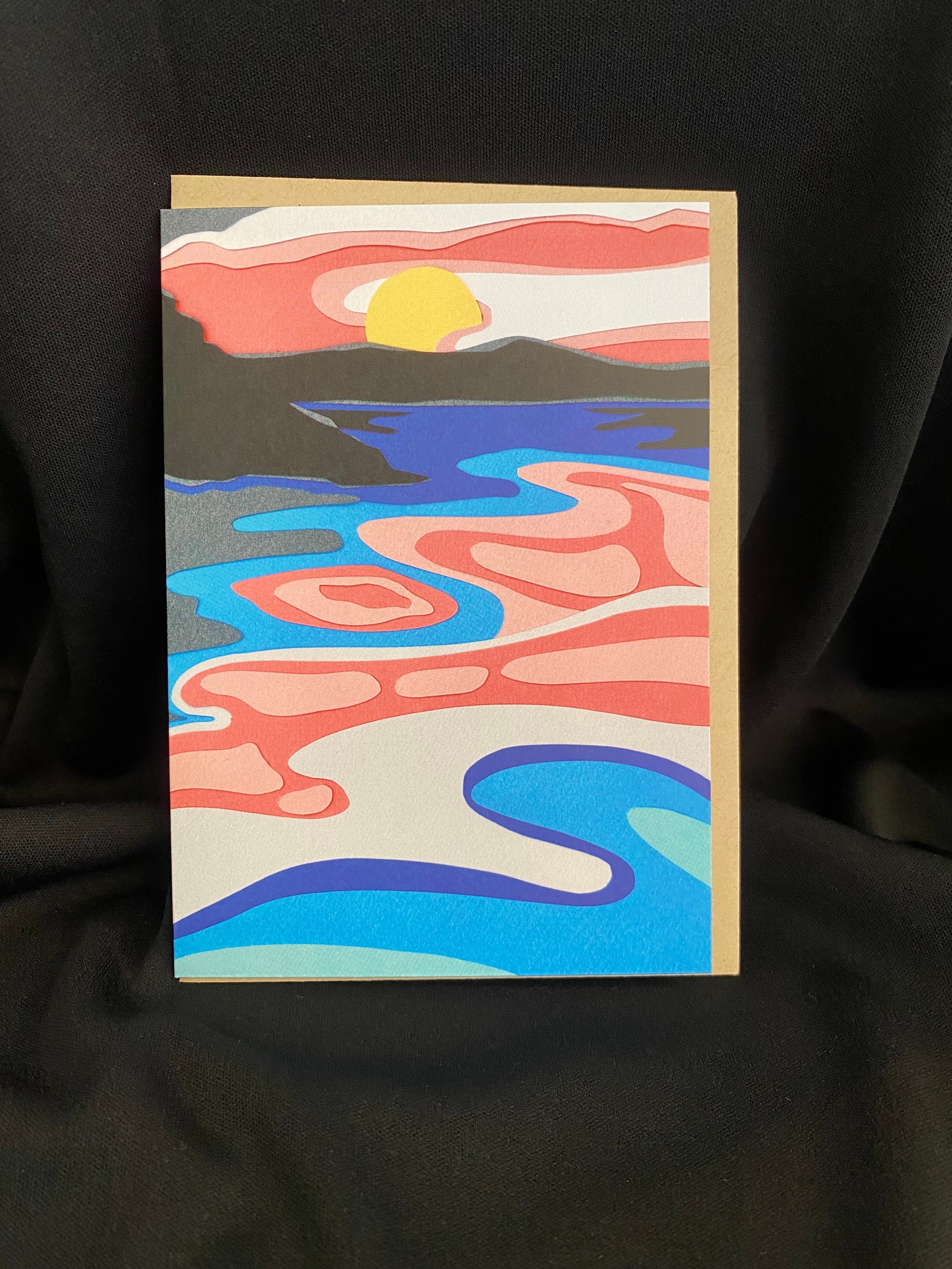 Card- Pink Sunset – HannahGrimesMarketplace