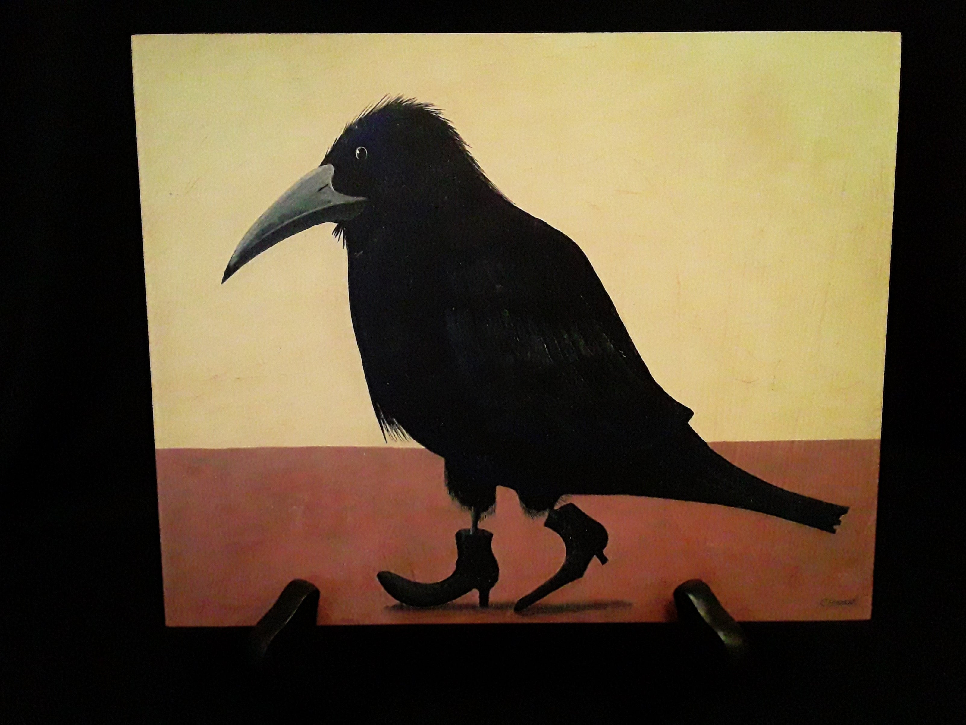 Box Print- Raven Wearing Boots 8x10 – HannahGrimesMarketplace